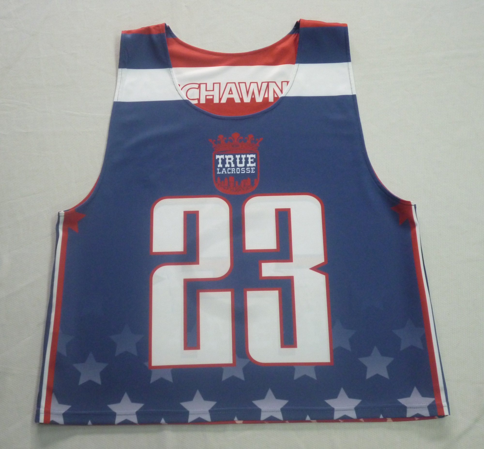 Custom Sublimation Lacrosse Pinnies - Hoy Sports